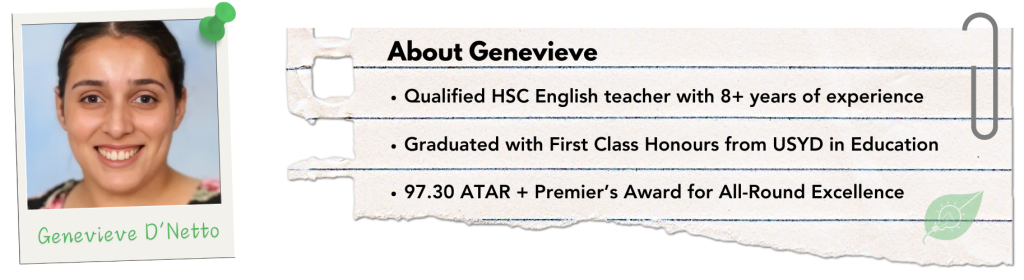 Module C Reflection Structure for HSC English with Band 6 Sample